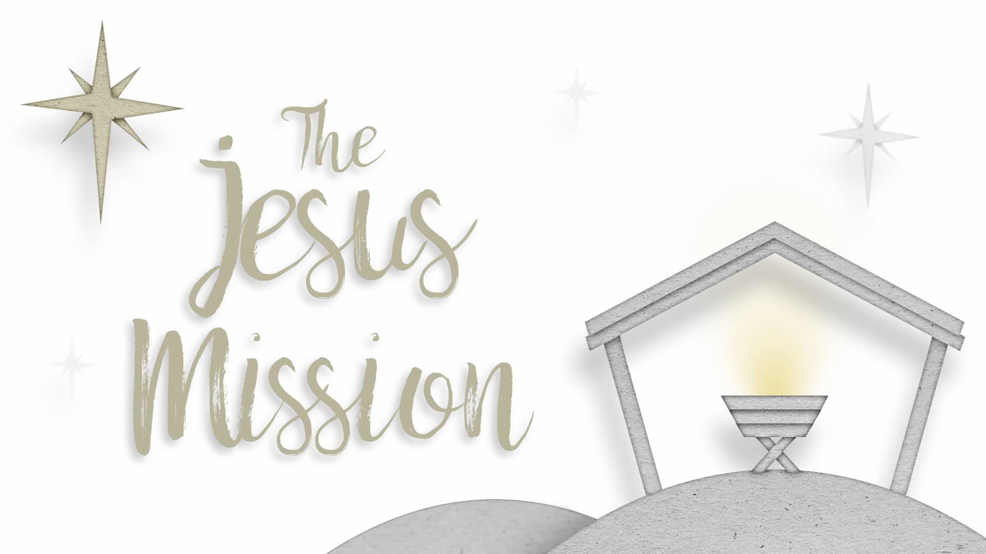 Jesus Mission – intro slide | The Gathering Community Church